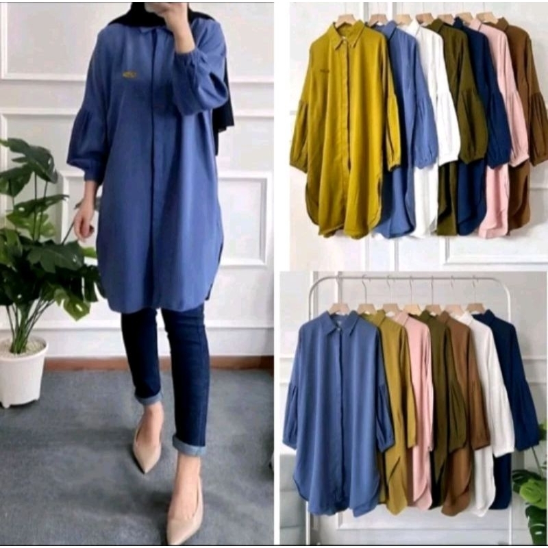 WOMEN'S MUSLIMAH TUNICS // CTINKLE AIRFLOW TUNICS // MUSLIMAH TOPS ...