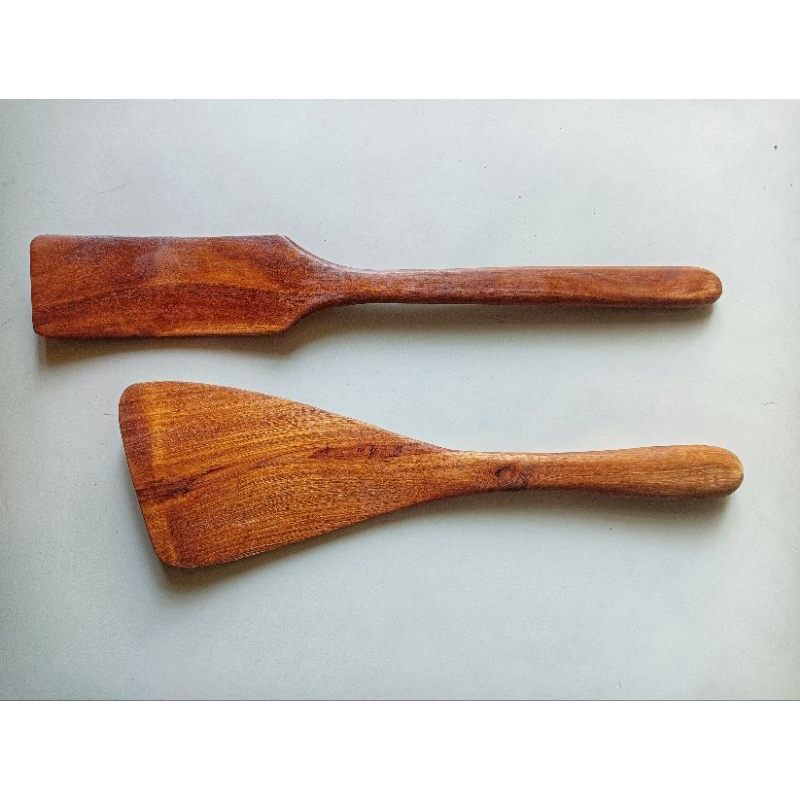 KAYU Teak Wood Sutil/Spatula | Shopee Malaysia