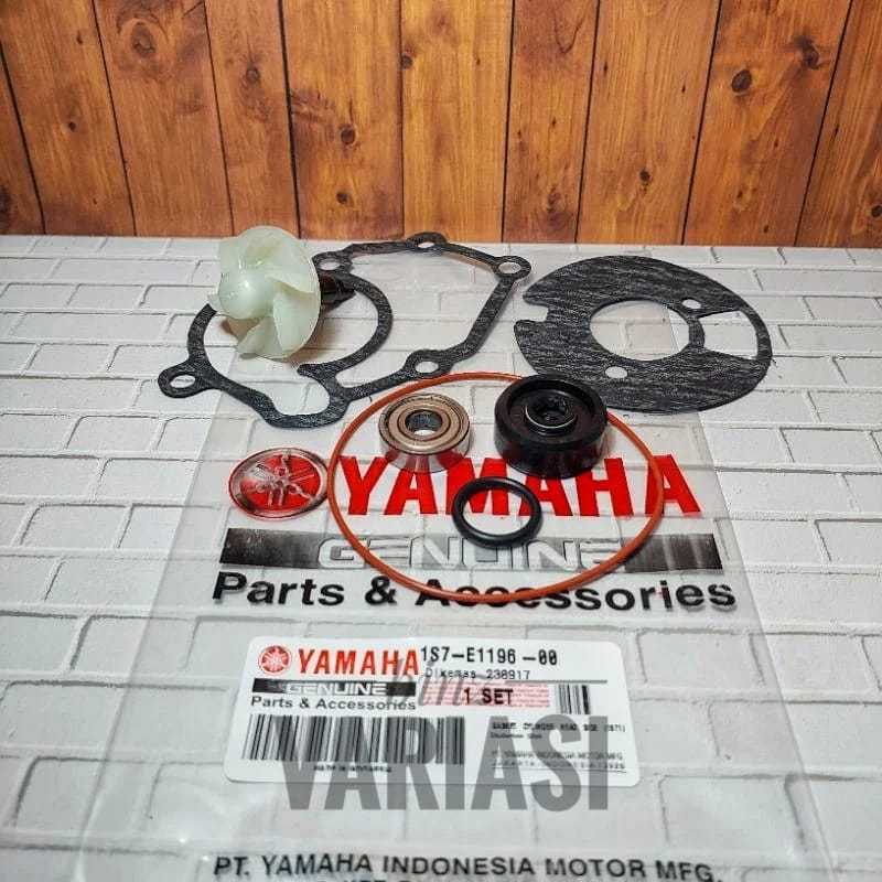Gasket package set seal waterpump as fan and bearing waterpump radiator pump for Yamaha jupiter ...