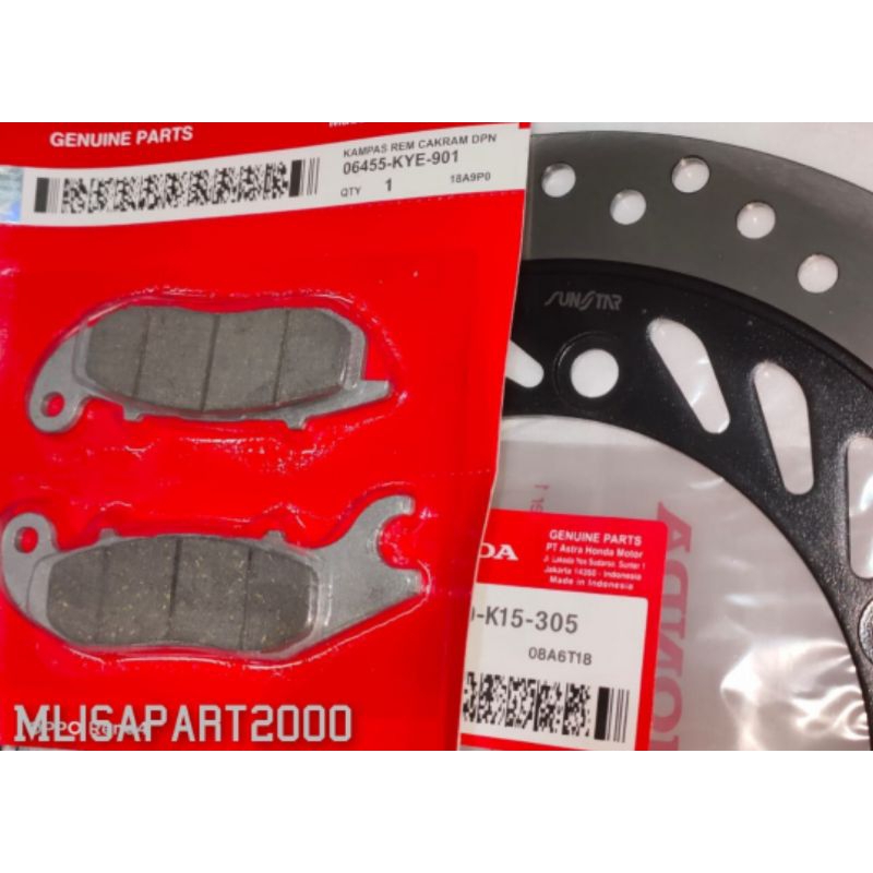 K15 disc disc + KYE front brake lining (Disk FR brake + disc) CBR150R ...