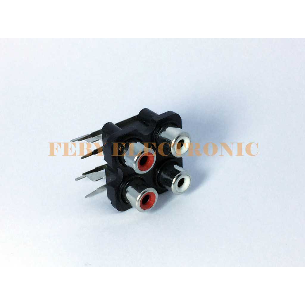 Bell 4-Pin RCA Socket (Plug PCB) | Shopee Malaysia