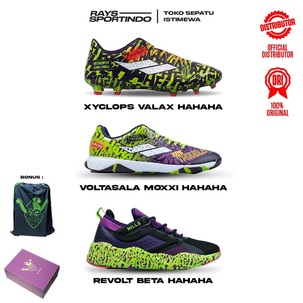 Mills X JOKER PACK HAHAHA SPECIAL EDITION Shoes | Shopee Malaysia