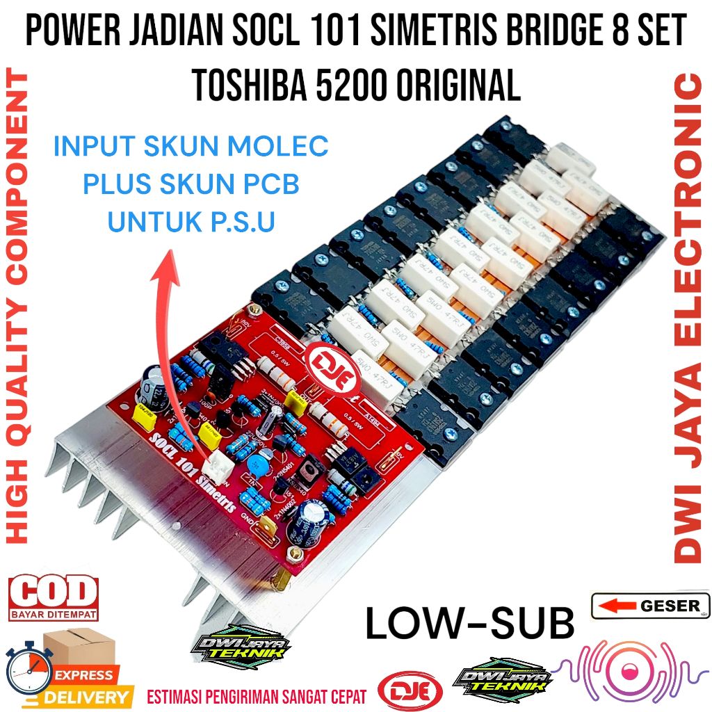 Power socl 506 Symmetrical bridge 8 sets Thosiba Ori | Shopee Malaysia