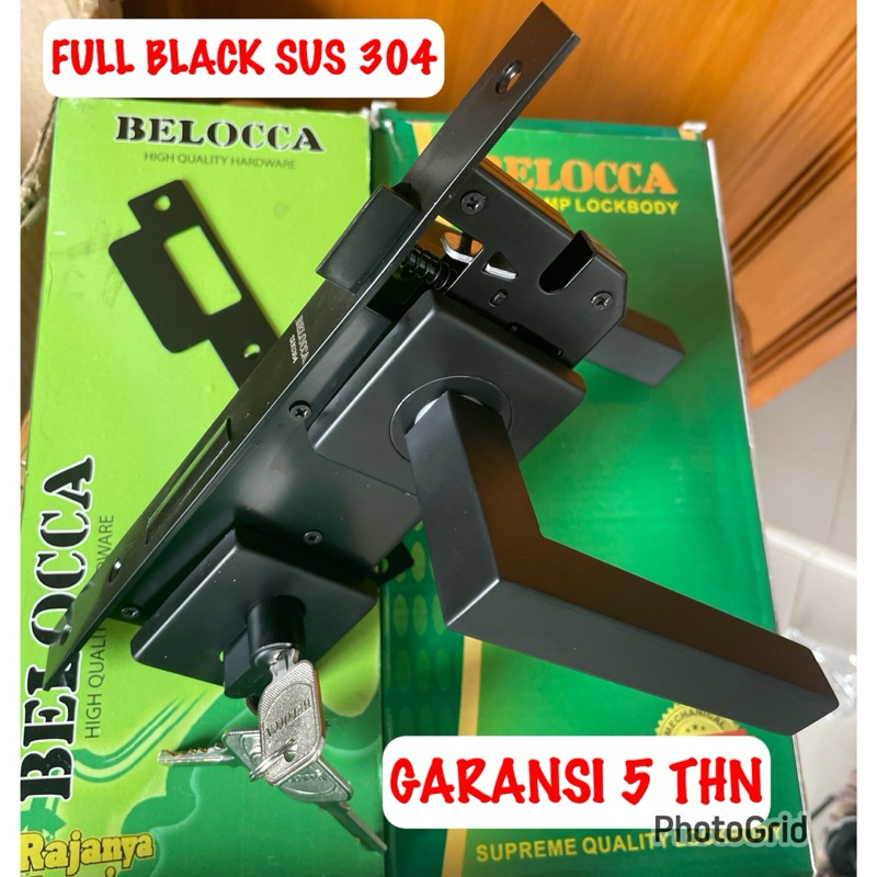 Belloca FULL BLACK DOOR LOCK SPLIT ROSES MODEL CYLINDER KODAI ROTATING ...