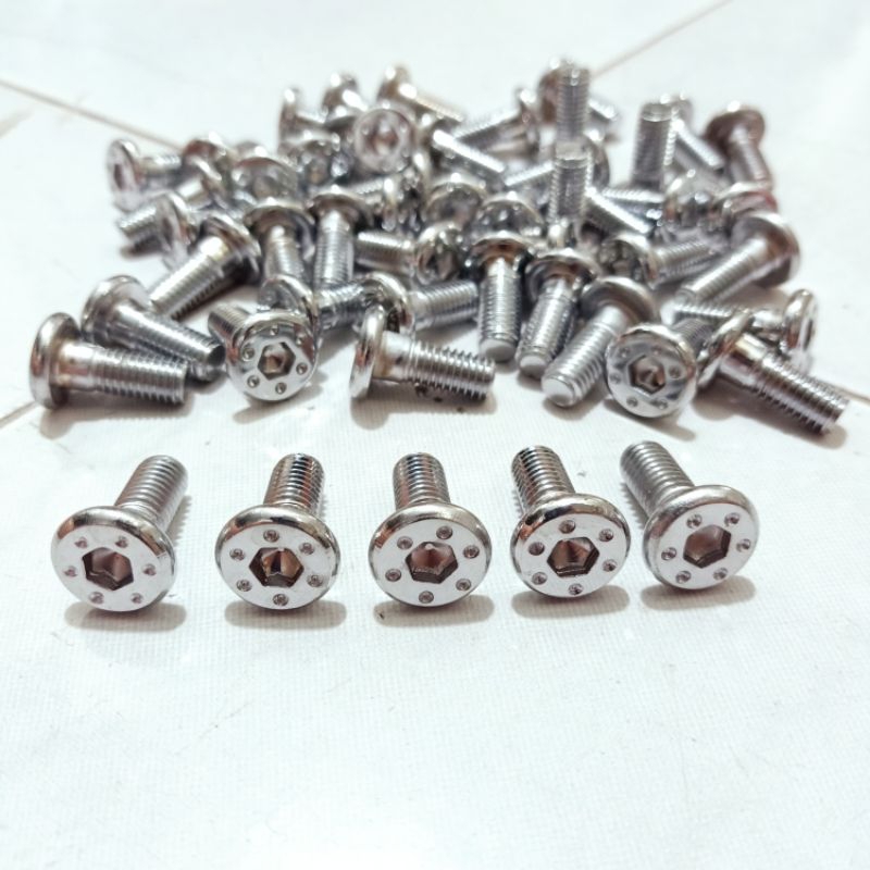 Disc Plate Bolts Universal Disc Bolts chrome Model Universal spots Beat ...