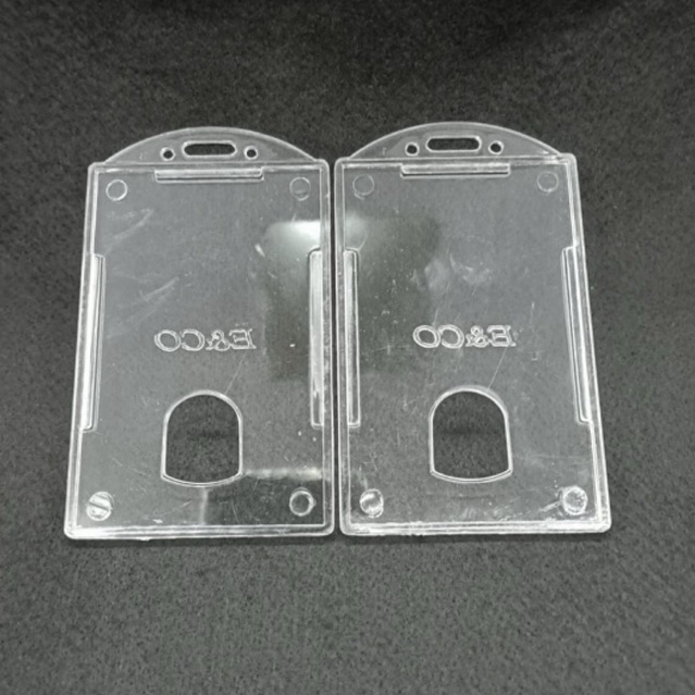 Transparent ID CARD/Mica ID Card/Name tag holder | Shopee Malaysia