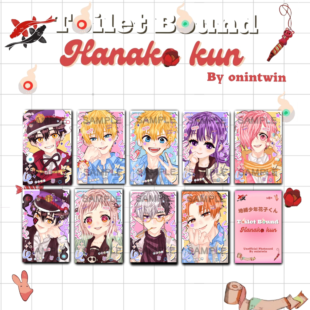 Toilet-bound Hanako-kun photocard by onintwin/keychain Jibaku Shounen ...