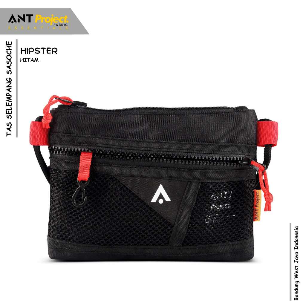 ANT PROJECT - Sacoche Hipster Black Sling Bag - Sling Bag | Shopee Malaysia