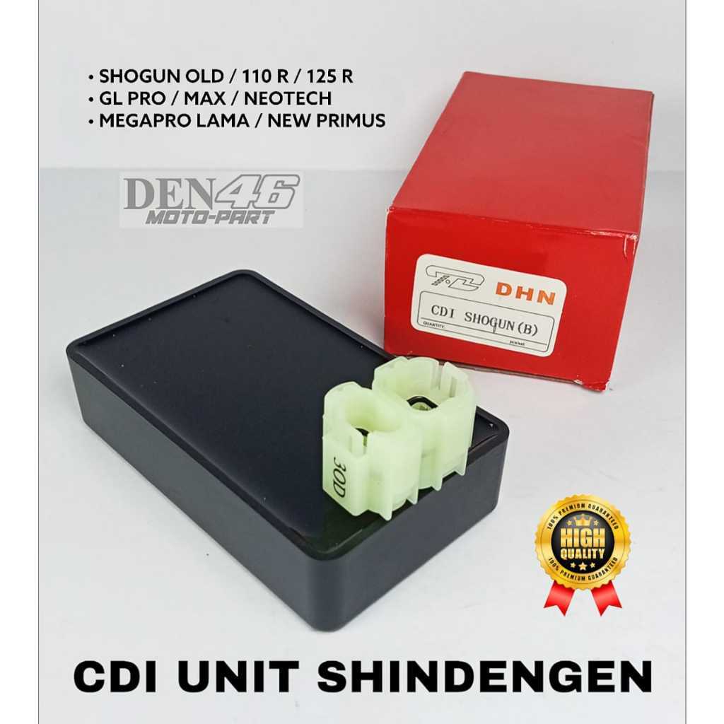 CDI UNIT SHINDENGEN [XINDA] MOTOR - SHOGUN OLD / 110 R / 125 R, GL PRO ...