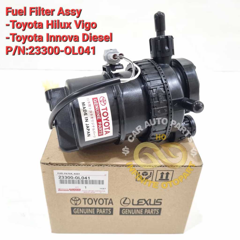 FUEL FILTER ASSY COMPLETE SOLAR FILTER TOYOTA HILUX VIGO INNOVA DIESEL ...