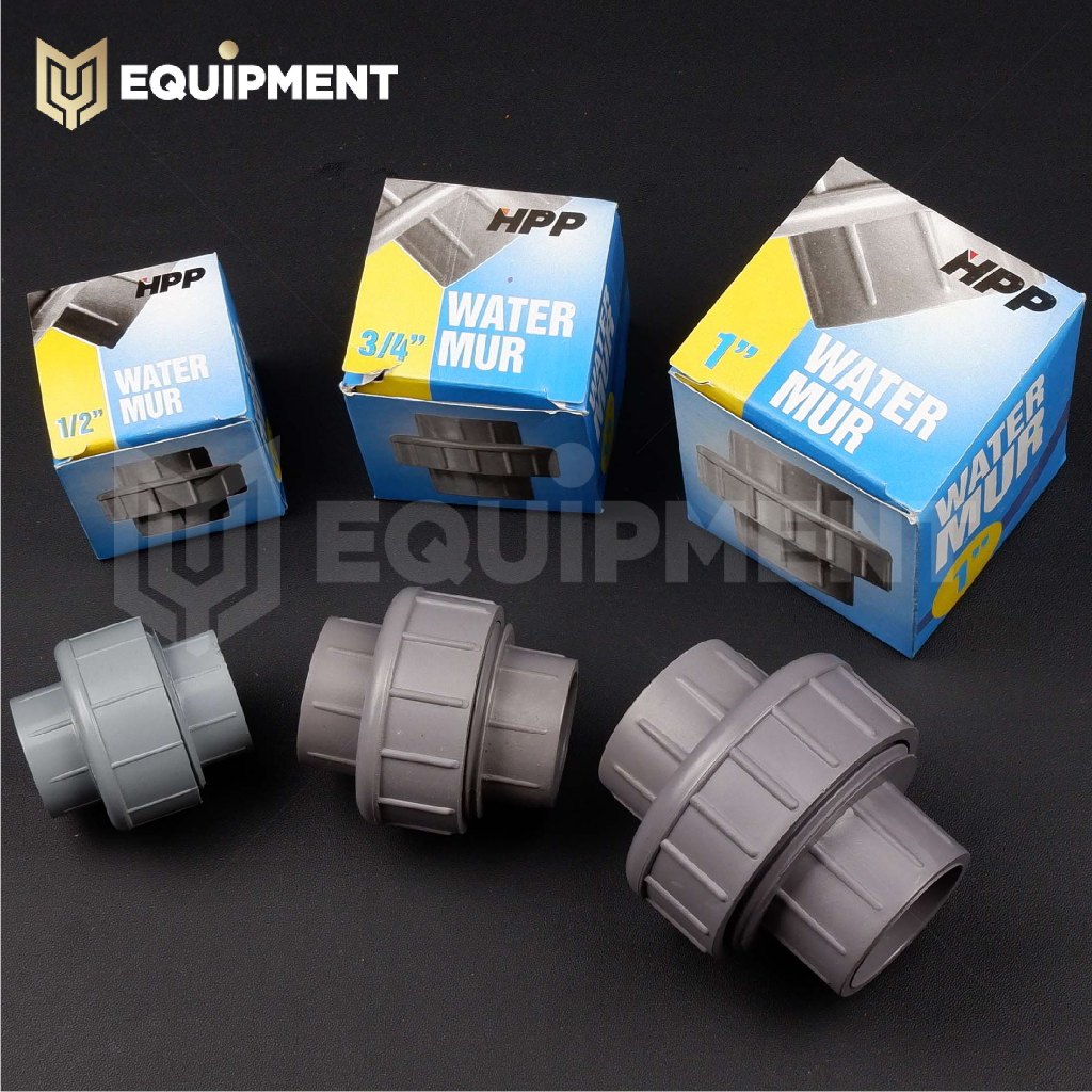 Plain PVC water nut 1/2 inch 3/4 inch 1 inch / water moror without ...