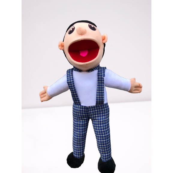 Cute Boy muppet | Hand Puppet Ventriloquist Kids Toys | Cablak Mouth ...