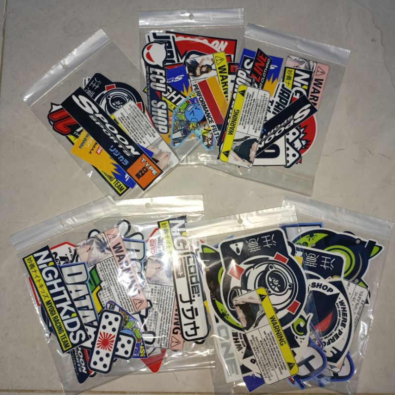 Jdm sticker pack jdm racing sticker pack | Shopee Malaysia