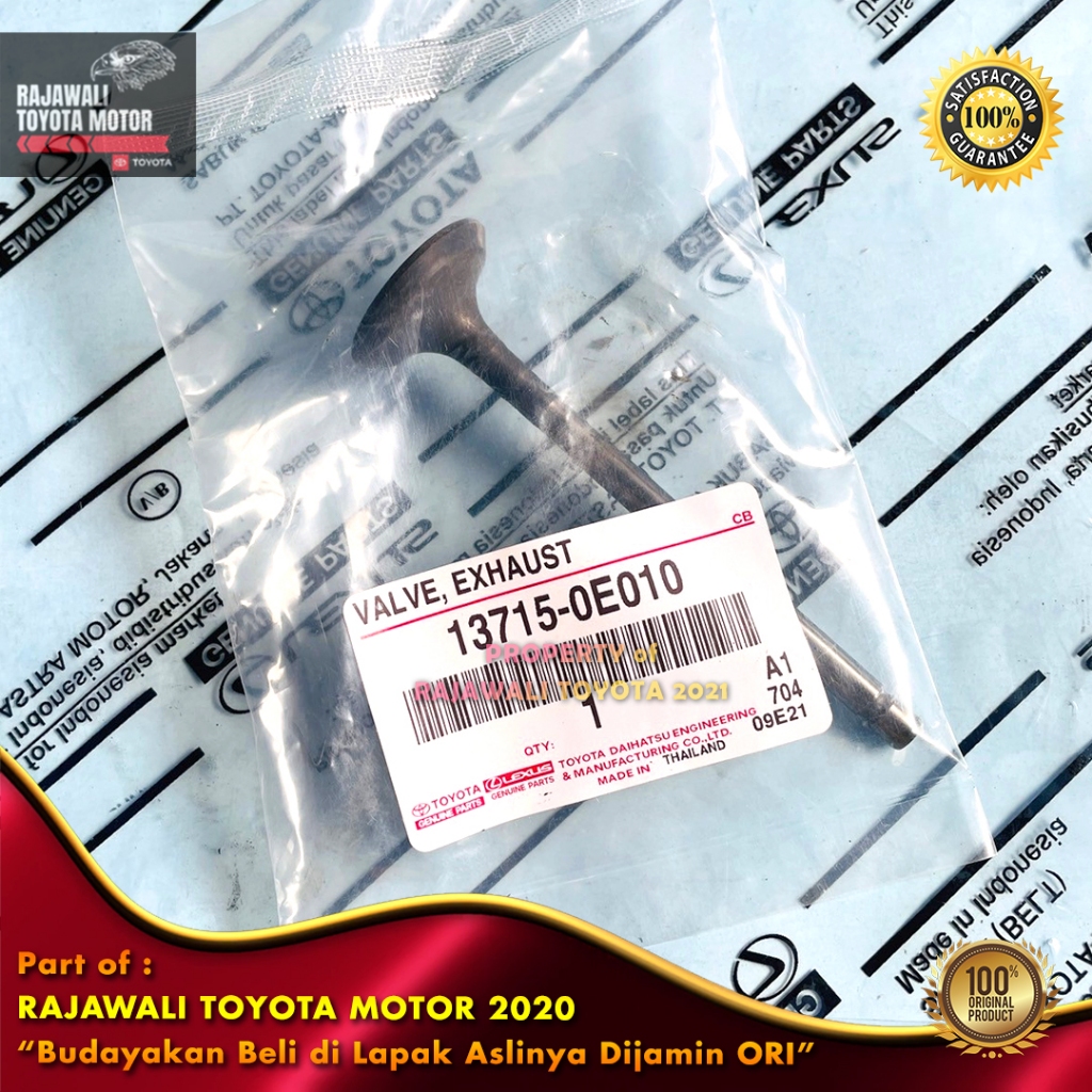 Valve EX Fire Valve Innova Reborn, Fortuner VRZ & Hilux 2GD Diesel ...