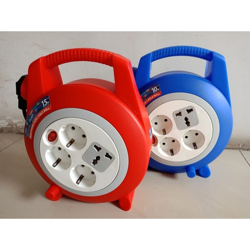 Cable ROLLS / ROLL CABLE / CABLE BOX 4 HOLES 10 METERS-15 METERS ...