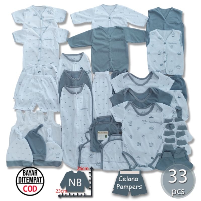 UMMABABYSHOP 33 pcs NEWBORN BABY CLOTHES NEWBORN BABY CLOTHES PACKAGE ...