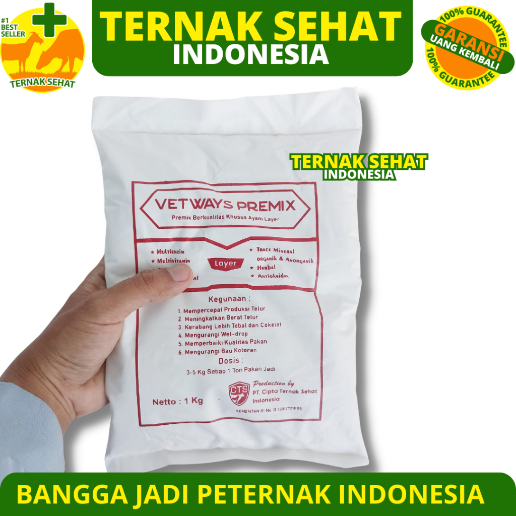 Vetways Premix LAYER 1 KG - Laying Chicken Premix Promotes Production ...