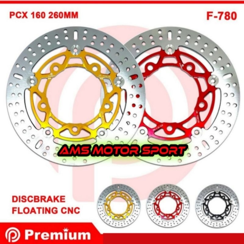 Premium Floating CNC Front Disc Disc Disc 260mm F780 PCX 160 Abs/Cbs ...