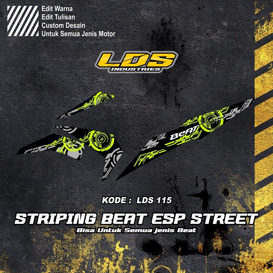 Striping honda Beat new esp Beat street 2016/2019 simple Elegant Beat ...