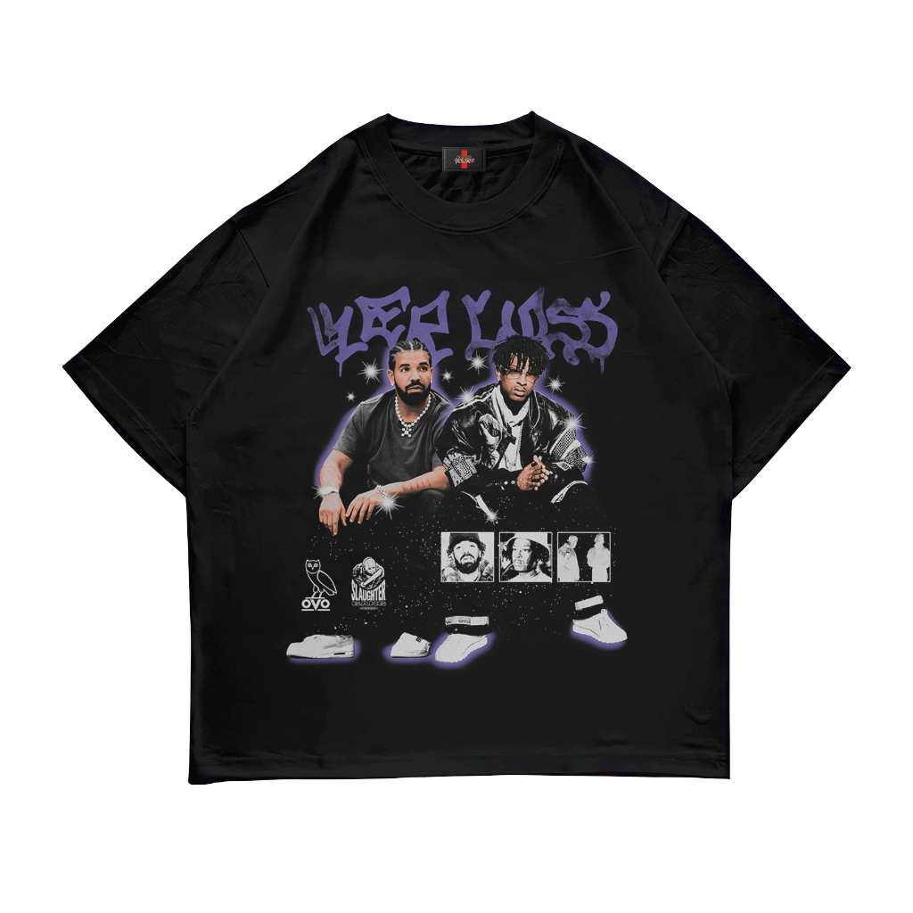 STARPERSON | DRAKE 21SAVAGE RAP TEE 24S T-SHIRT | UNISEX | GRUNGE | Y2K ...
