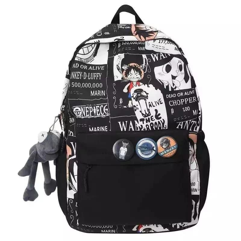 Deasm Luffy One Piece School Bags Boys Backpacks Elementary School ...
