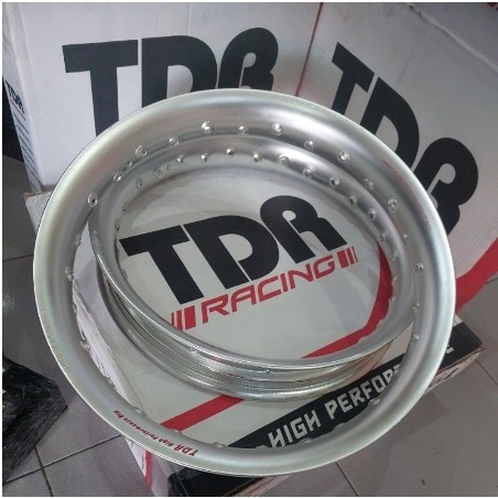 Tdr HOLE WHEELS 28 TYPE U SHAPE FRONT 215 / REAR 250 RING 17 SILVER ...