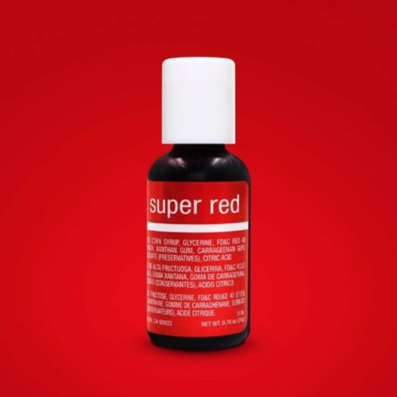 Chefmaster SUPER RED Squa Gel Food Color 20 gr HALAL Food Coloring ...