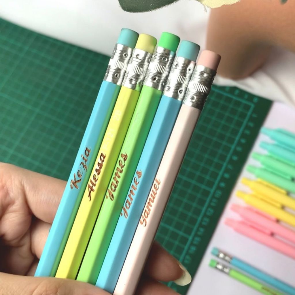 KAYU Joyko Custom Wooden Pencil with Laser Engraved Name | Free Custom ...