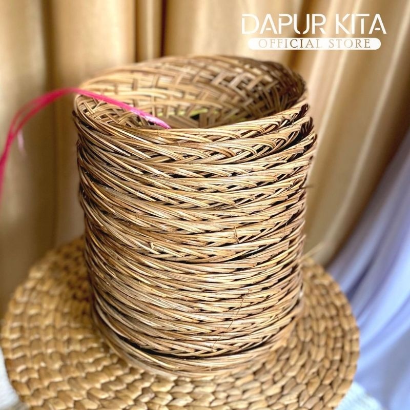 20pcs Woven Sticks Plates Bamboo Woven Sticks Dinner Plates Rattan ...