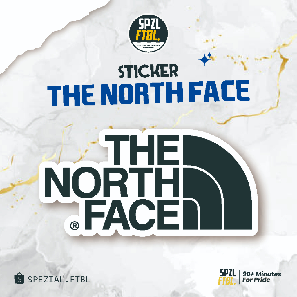 The NORTH FACE STICKER - CASUAL FOOTBAL STICKER, LAPTOP STICKER, HP ...