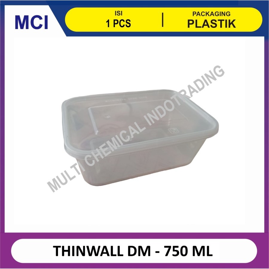 (1Pack 25pcs) DM Square 750ml/food Box Container | Shopee Malaysia