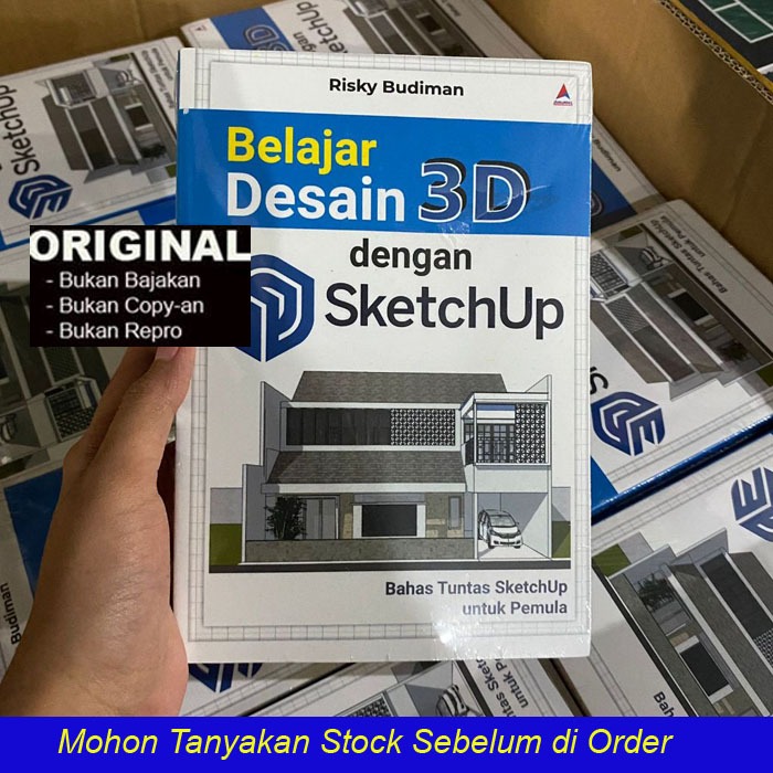 Learn 3D Design With SketchUp: Discuss Complete SketchUp For Beginners - Original Book | Shopee ...