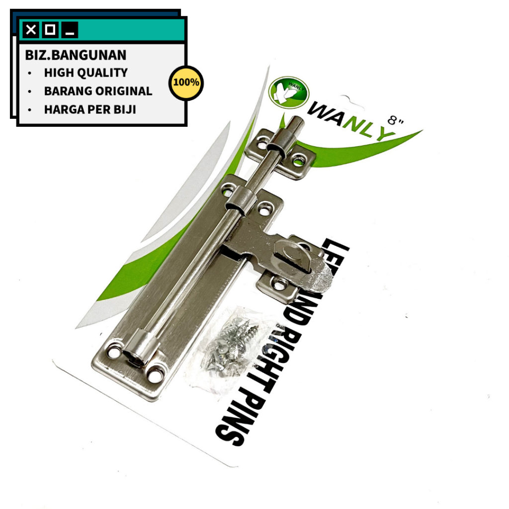 8 INCH STAINLESS Steel Latch Latch - Door Latch Latch Latch | Shopee ...