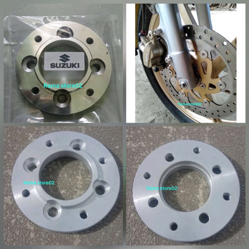 Plendes front disc adapter drum SUZUKI to flat disc yamaha jupiter fiz ...