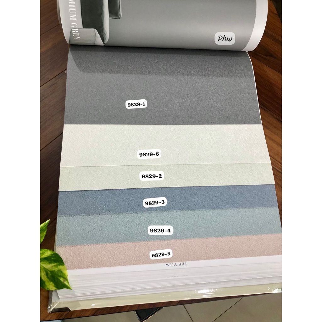 PUTIH Plain Wall WALLPAPER PASTEL White Gray Minimalist Wall Paint THE ...