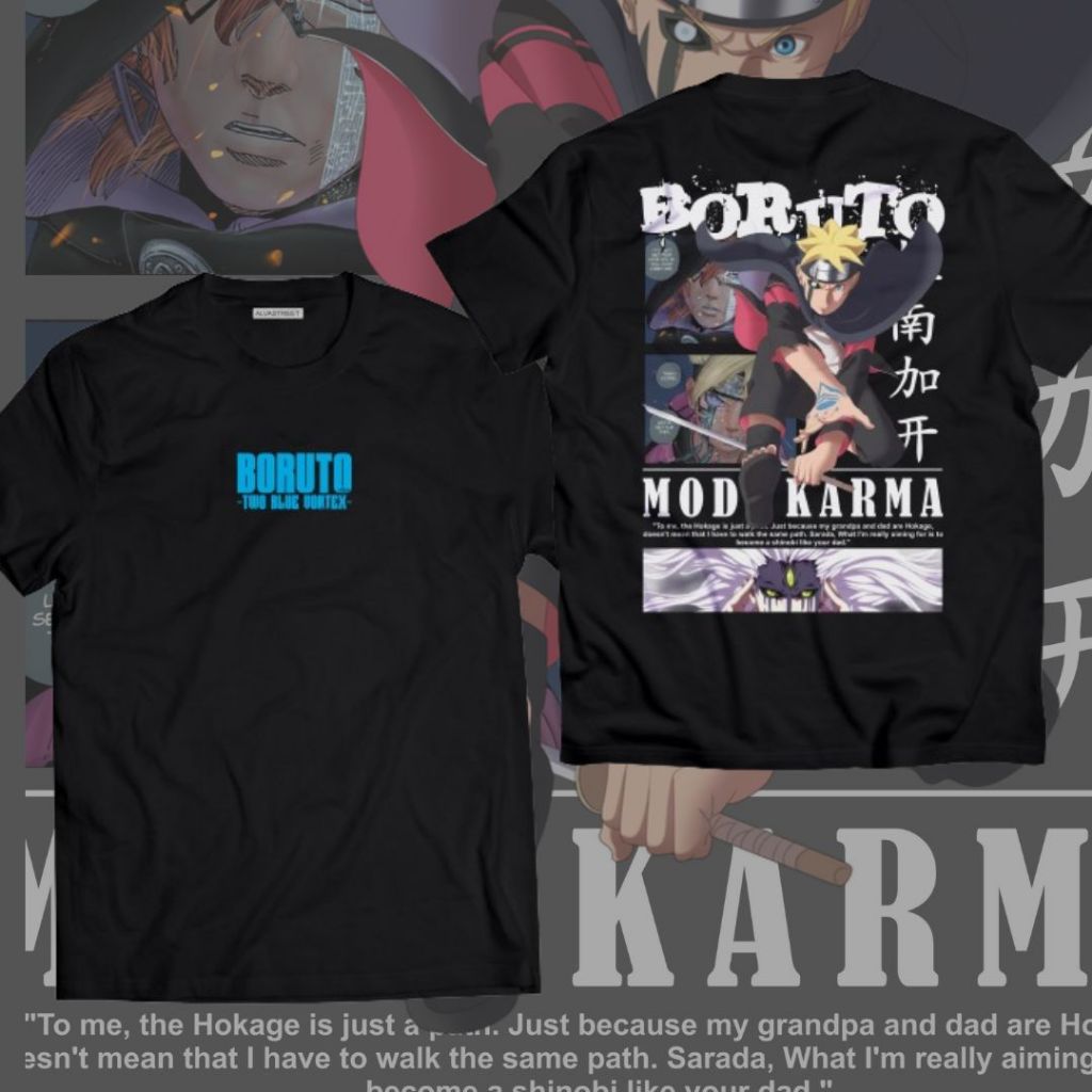Boruto TWO BLUE VORTEX NU0044 Japanese ANIME Clothes | Anime T-Shirt ...