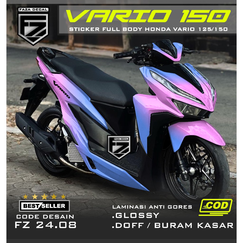 Faza Decal - New Vario 150 Full Body Gradation Sticker Decal - Vario ...