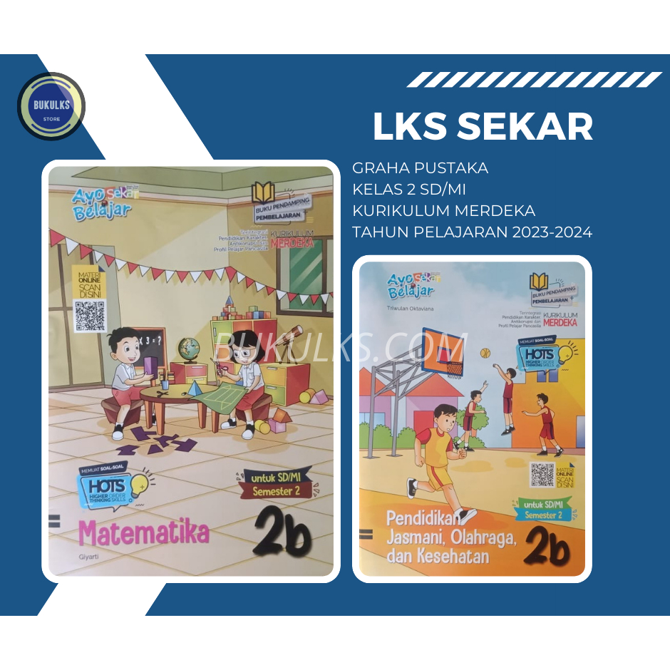 Lks Book Sekar SD MI Class 2 Even Merdeka Curriculum 2023-2024 Original ...