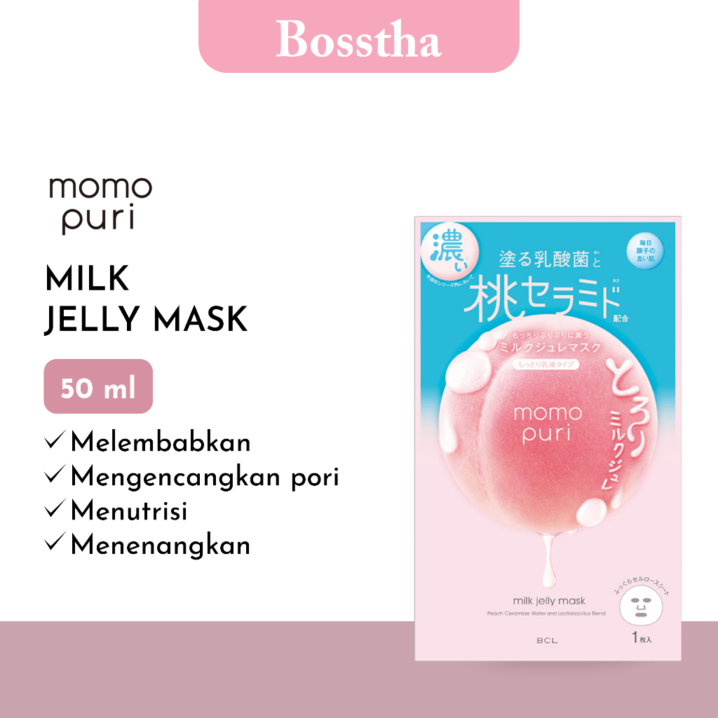 Bosstha - Momopuri milk jelly mask | Shopee Malaysia