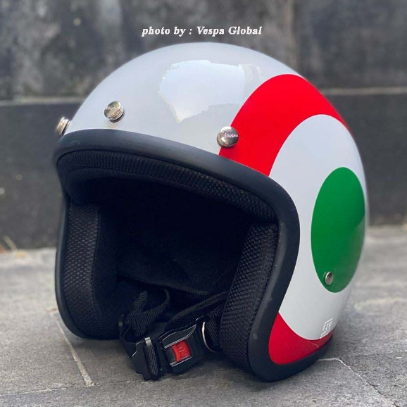 Italian Flag Nations 3 Colors Vespa Helmet | Shopee Malaysia