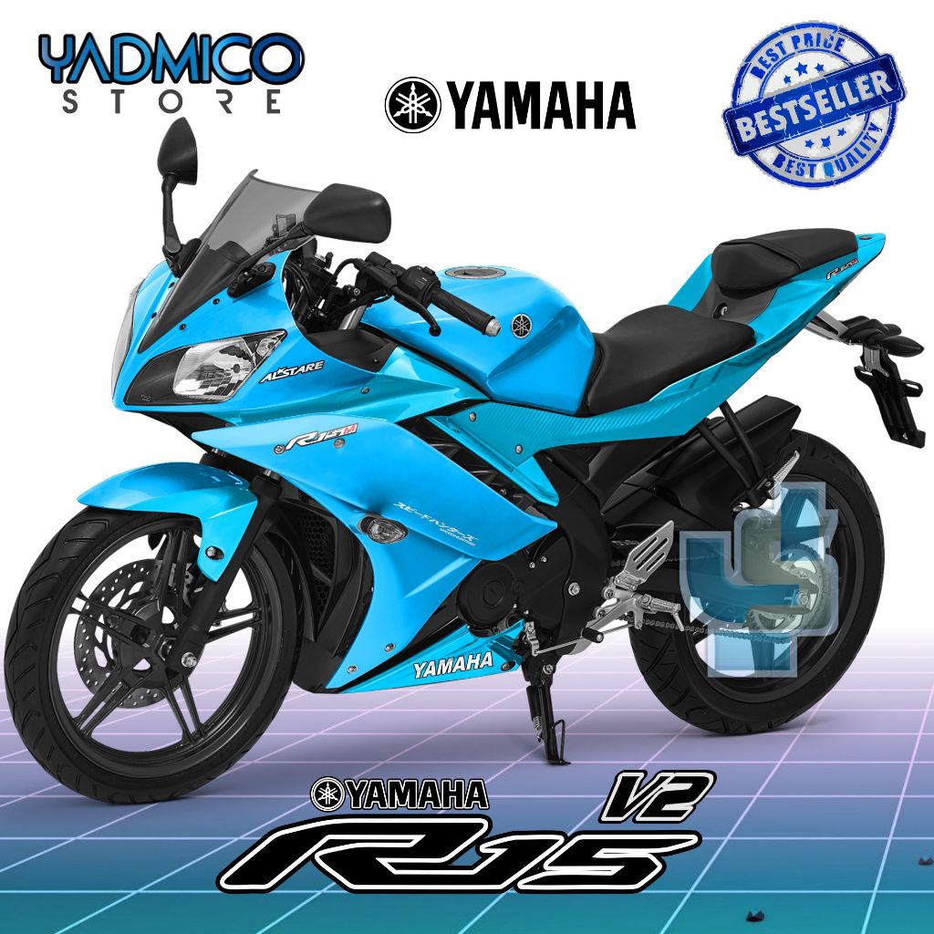 R15 V2 Decal - Full Body R15 V2 Motorcycle Sticker - Full Body Yamaha ...