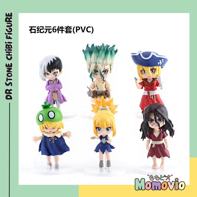 Dr Stone Chibi Action Figure Senku Asagiri Gen Suika Kohaku Ryusui ...