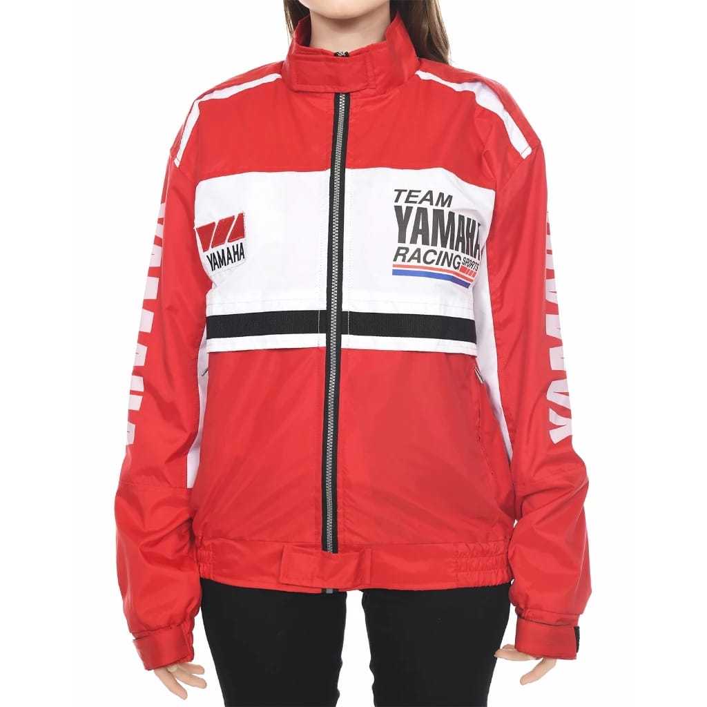 MERAH Yamaha TYR Team Jacket Screen Printed Racing Sport Vintage Red ...