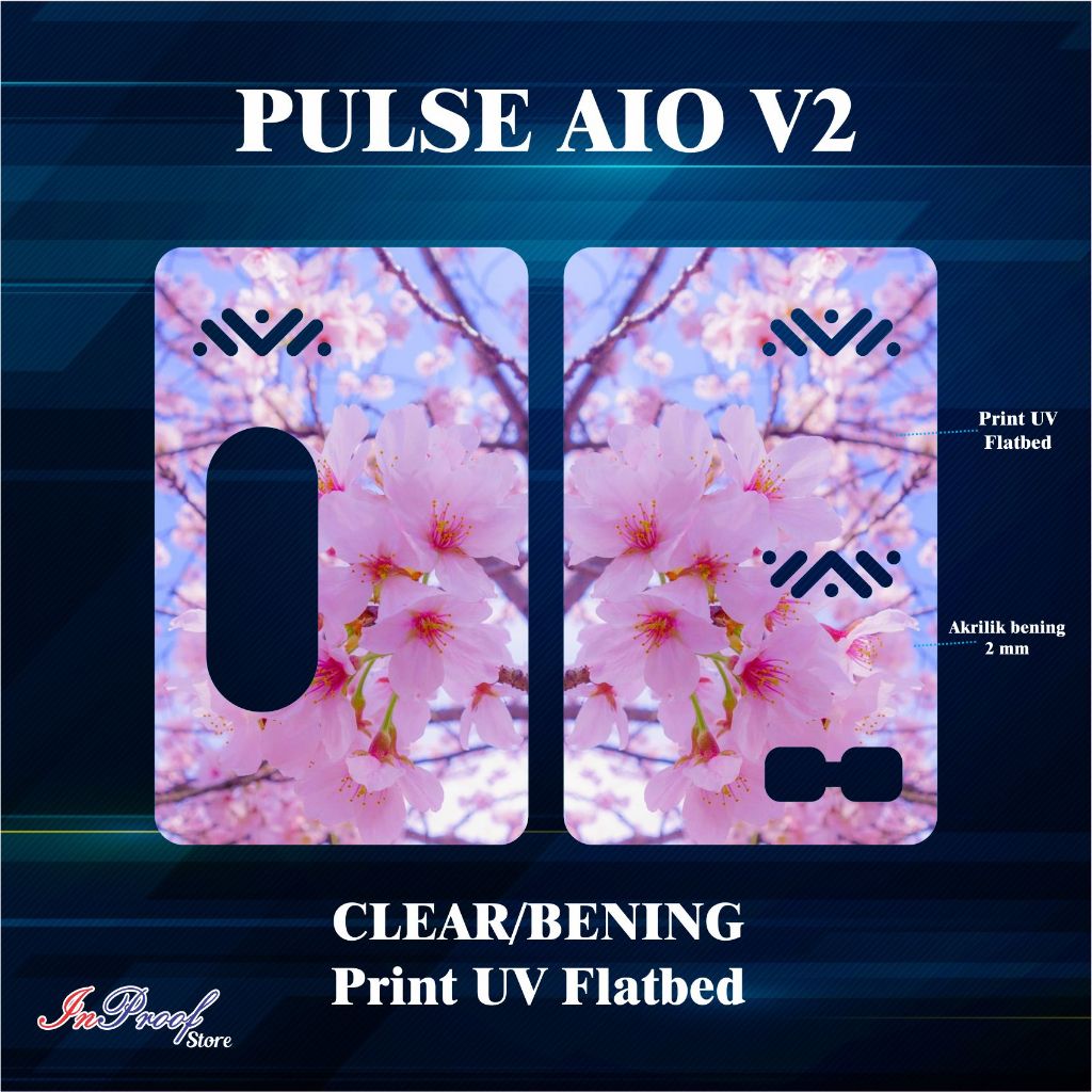 Backdoor Acrylic Pulse V2 Print UV custom | Shopee Malaysia