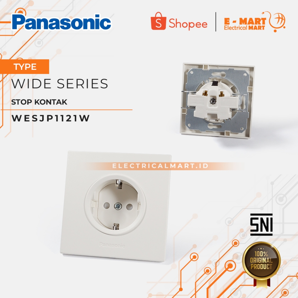 PUTIH Panasonic Socket CP1121W White | Shopee Malaysia