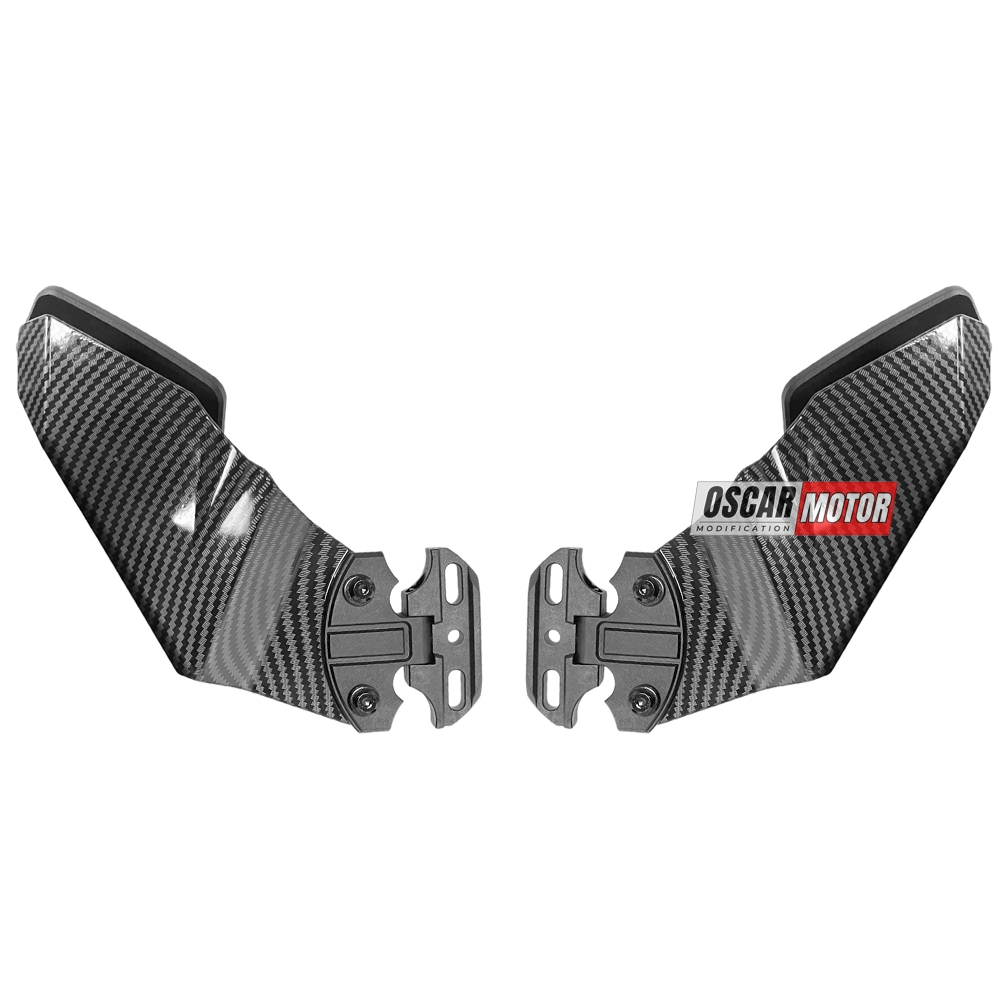 MIRROR WINGLET KIT CARBON WING HONDA CBR650R CB1000RR CBR600RR CBR250R ...