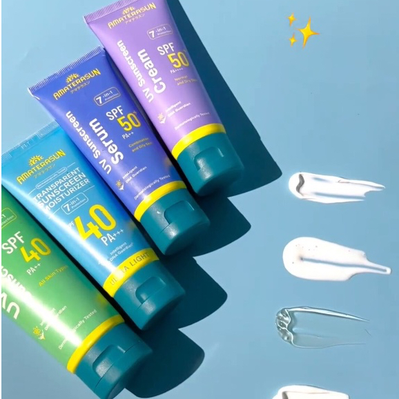 Glam - all variant AMATERASUN UV Sunscreen Serum SPF 50+ PA++ (50gr ...