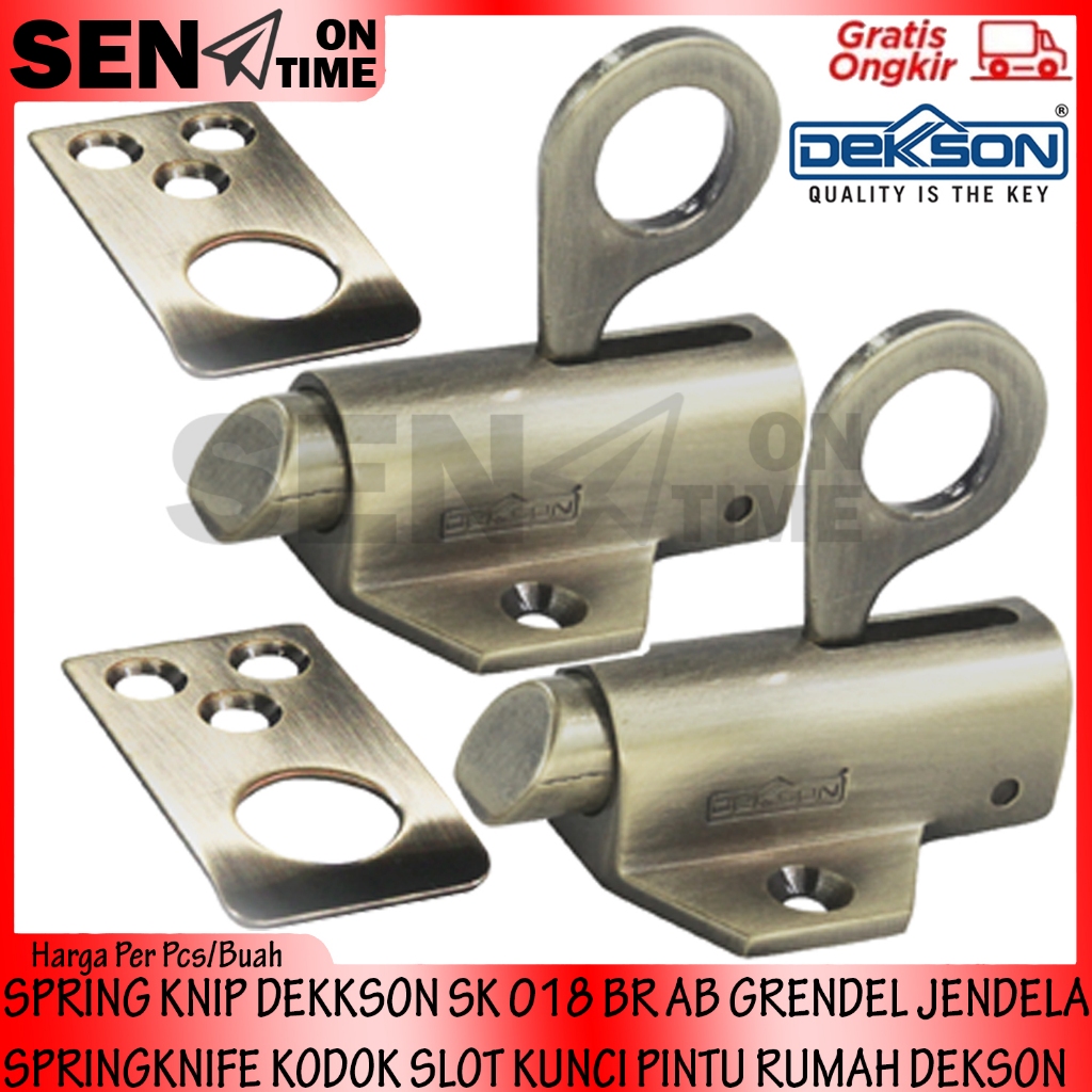 Dekkson SK 018 BR Door Latch WINDOW Latch Lock AB SPRINGKNIFE Frog SLOT ...