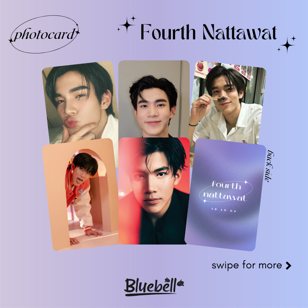 Unofficial Photocard Fourth Nattawat Jirochtikul @fourth.ig Actor ...