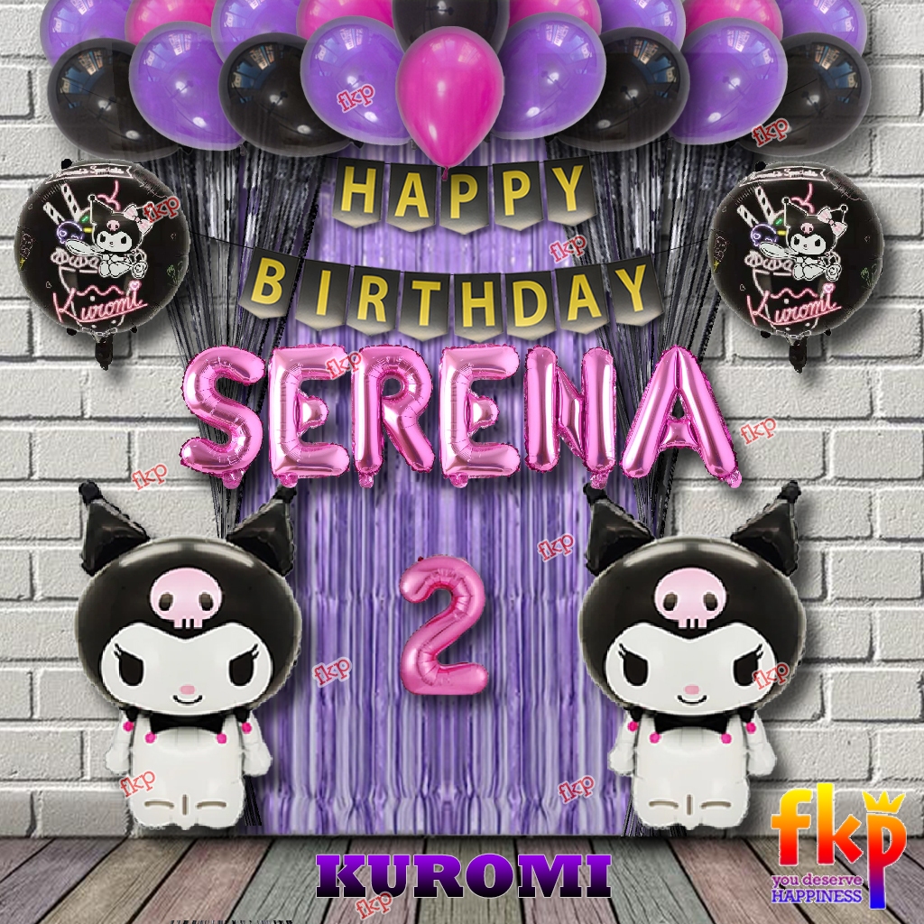 Fun Kids Party Set Decoration Sanrio Balloons/Kuromi Balloons/Melody ...
